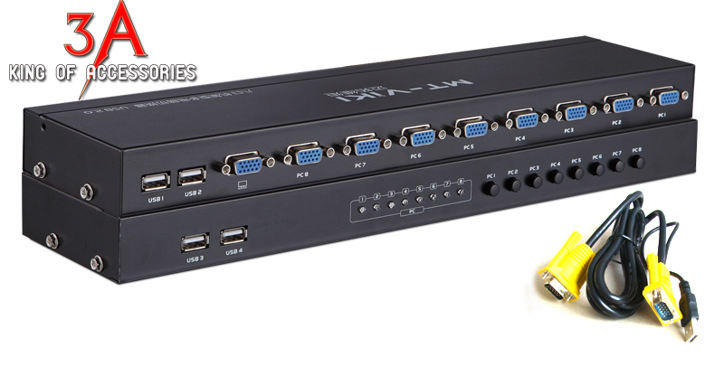 KVM Switch 8 port USB MT VIKI MT 801UK -L chính hãng KVM Switch 8 port USB MT VIKI MT 801UK -L chính hãng